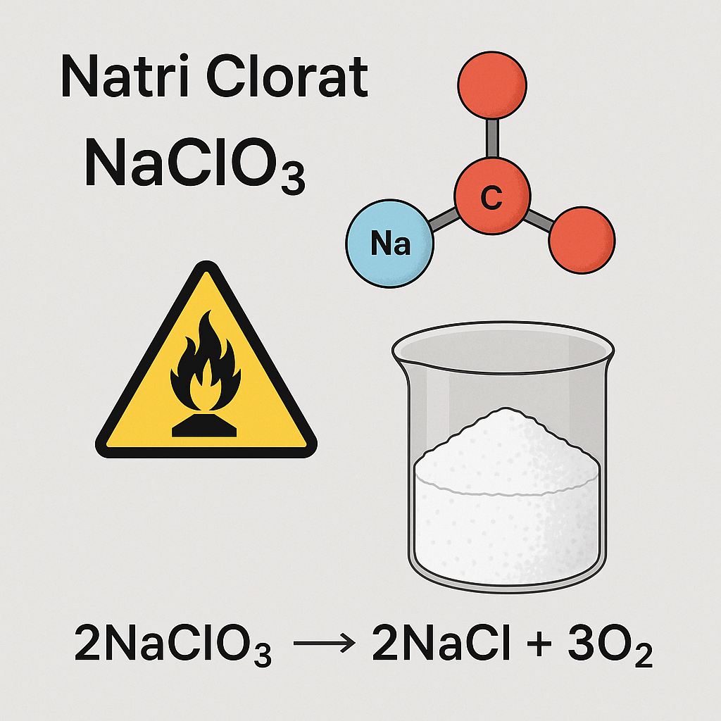 Natri clorat (NaClO3) là gì? Ứng dụng, tính chất và quy định